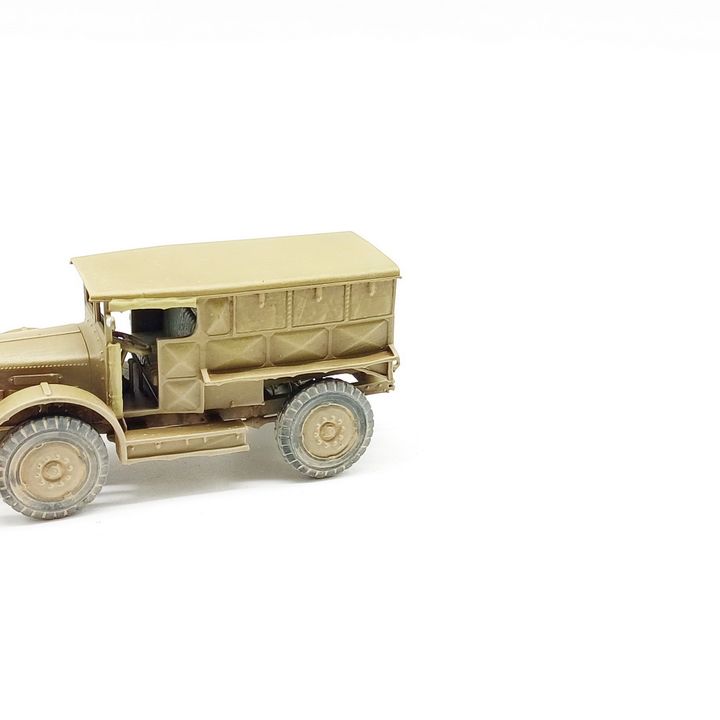 3D Printable Artillery Tractor Brossel TAL 4x4 (Belgium, WW2) by Wargame3d