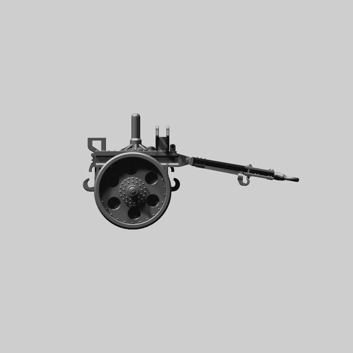 3D Printable Heavy field gun 15 cm Kanone 16 (Belgium+Germany, WW1 ...