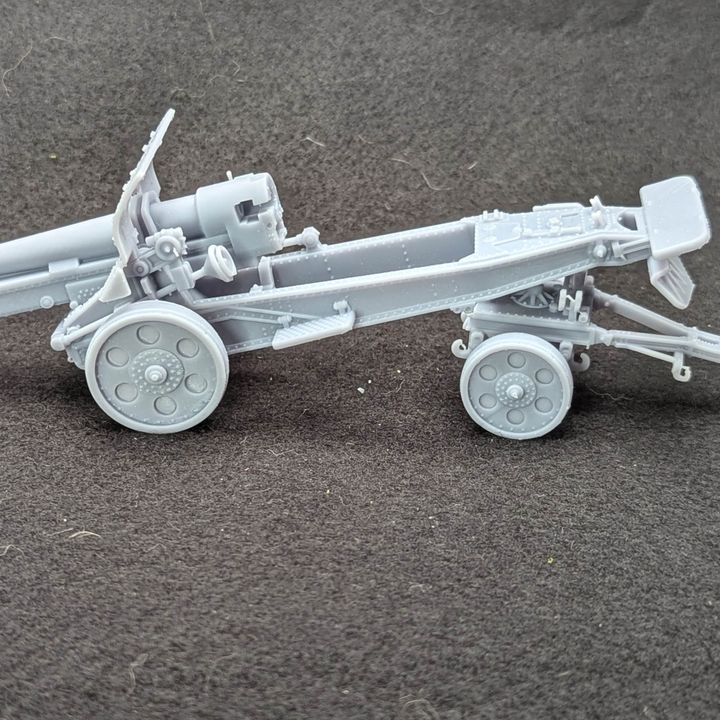 3D Printable Heavy field gun 15 cm Kanone 16 (Belgium+Germany, WW1 ...