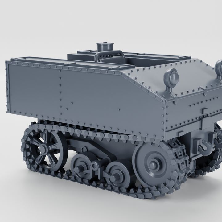 3D Printable Vickers Light Tractor VLC – Type B Infantry+Type B Cavalry ...
