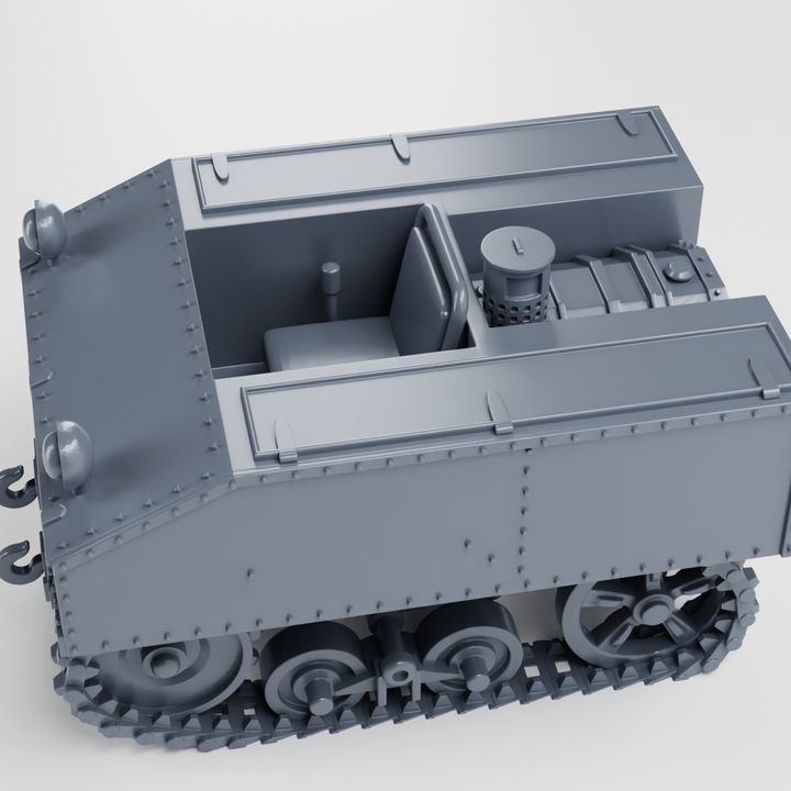 3D Printable Vickers Light Tractor VLC – Type B Infantry+Type B Cavalry ...