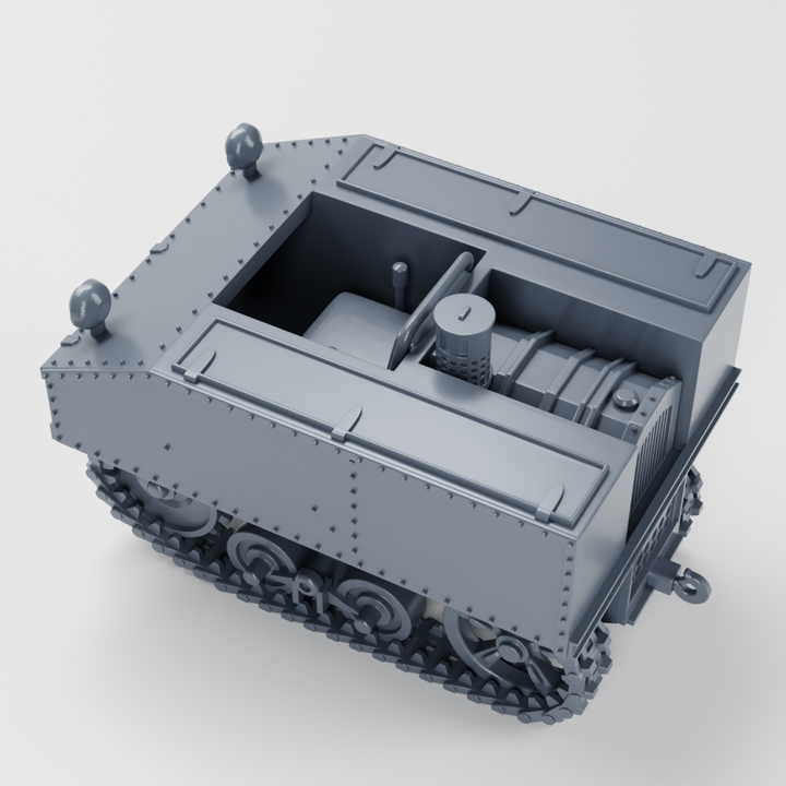 3D Printable Vickers Light Tractor VLC – Type B Infantry+Type B Cavalry ...