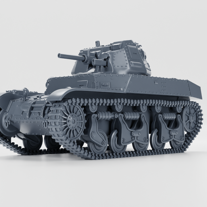 3D Printable Medium Tank ACG-1 (Renault AMC-35) (Belgium+France ...