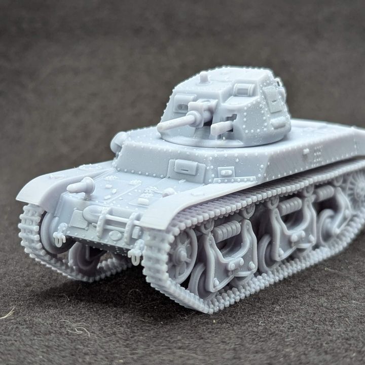 3D Printable Medium Tank ACG-1 (Renault AMC-35) (Belgium+France ...