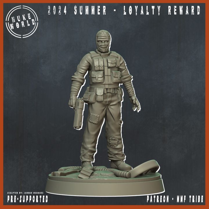 3D Printable The Scorched Man by Nuke World