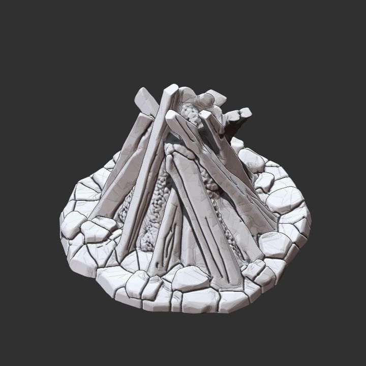 3D Printable Campfire Welcome Pack (promo) by Sculpting George