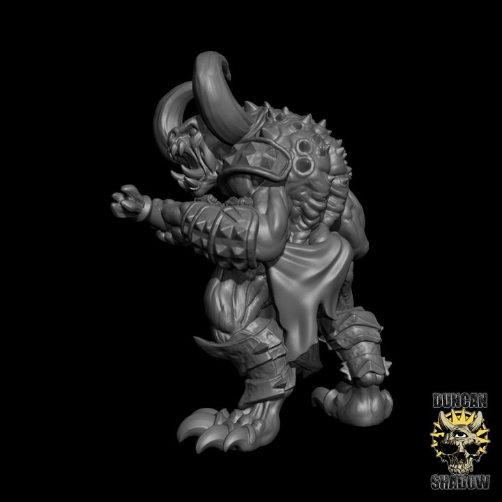 3D Printable Devil Heavy's with Great Hammers (Pre Supported) by Duncan ...