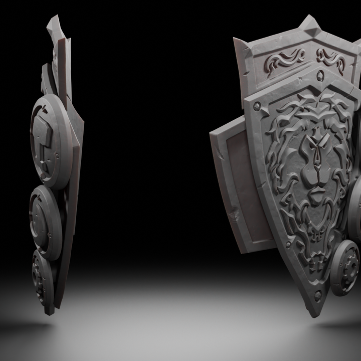 3D Printable Grand Marshal's Aegis - World of Warcraft by Douglas Salles