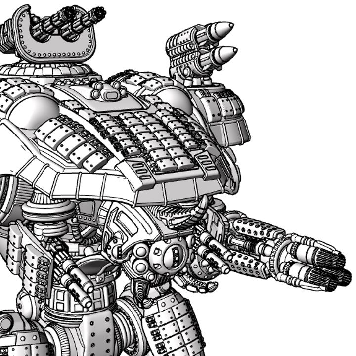 3D Printable The Full Dominator by John Bear Ross