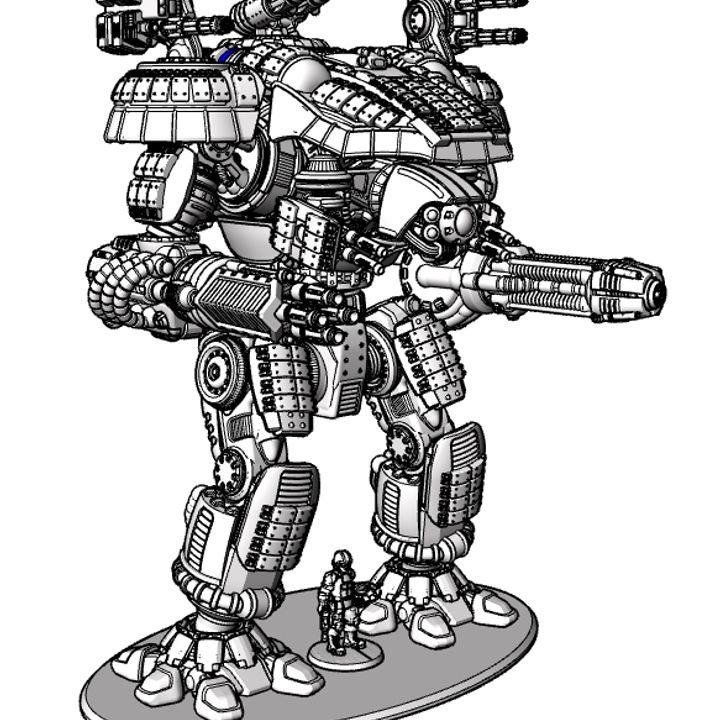 3D Printable The Full Dominator by John Bear Ross