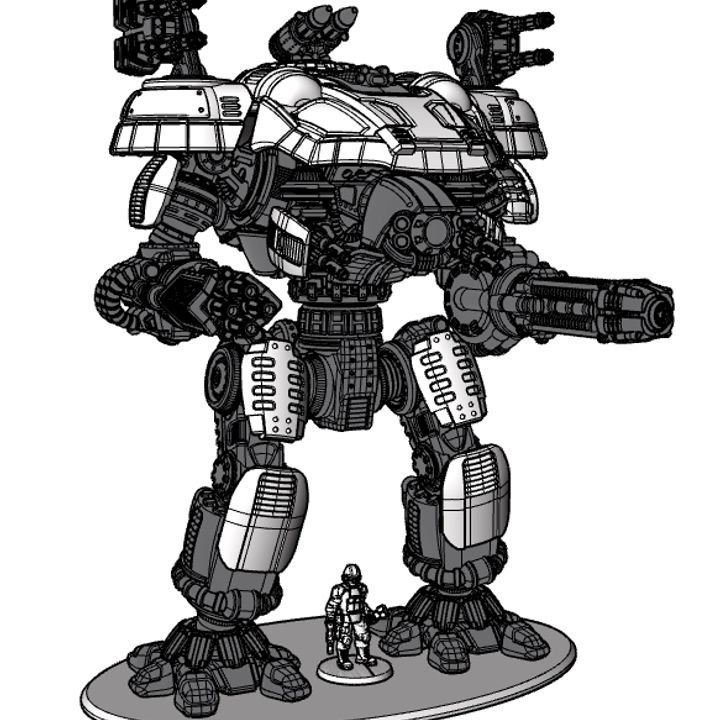 3D Printable The Full Dominator by John Bear Ross
