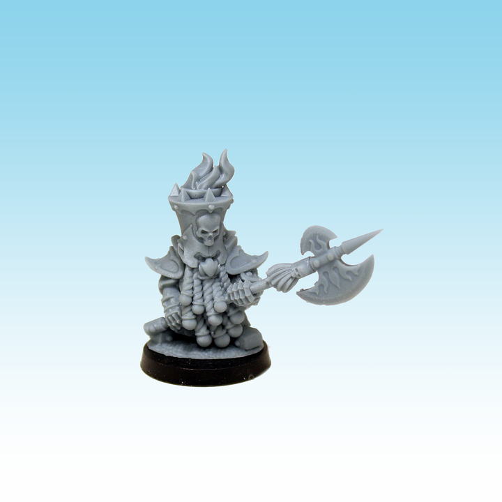 3D Printable Guardians Dwarf Fire Halberdier by MOMminiatures