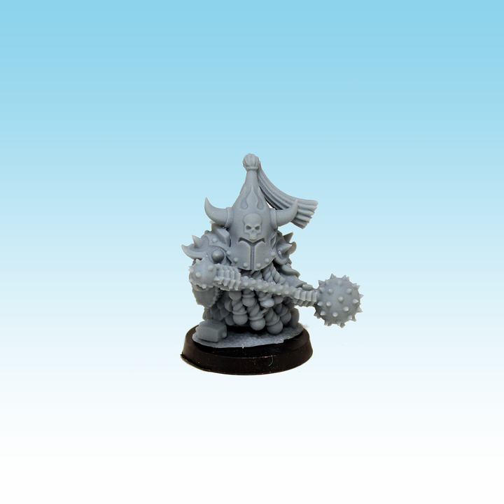 3D Printable Fire Dwarf Guards with Mace by MOMminiatures