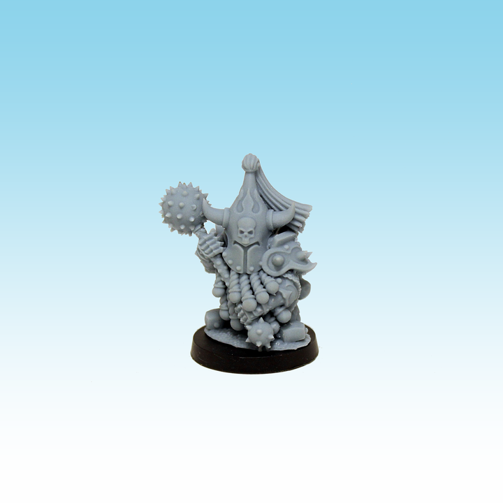 3D Printable Fire Dwarf Guards with Mace by MOMminiatures