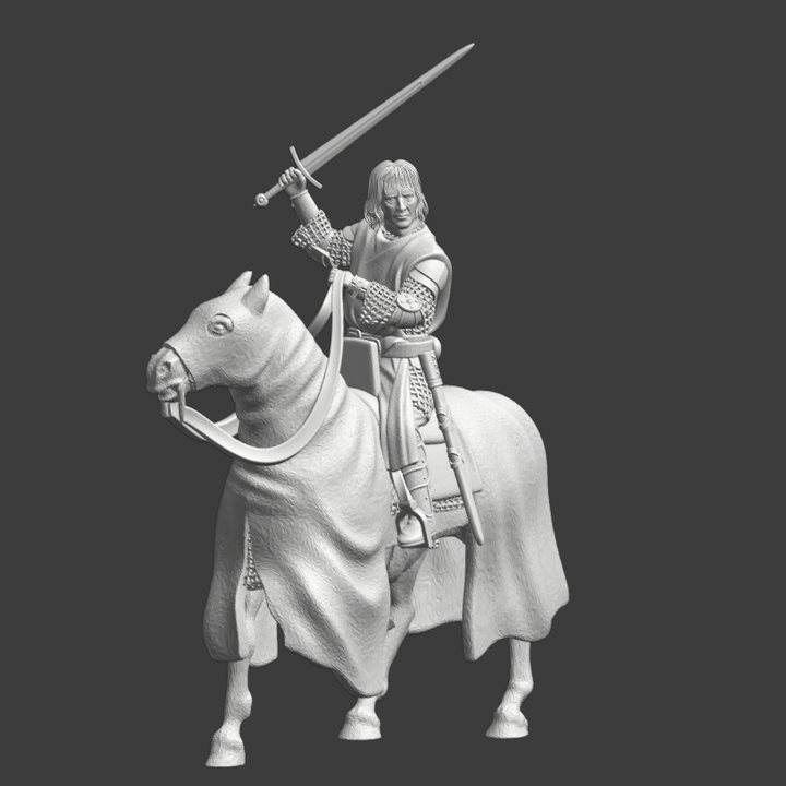 3D Printable Sir Wilfred of Ivanhoe by Northern Crusades Miniatures