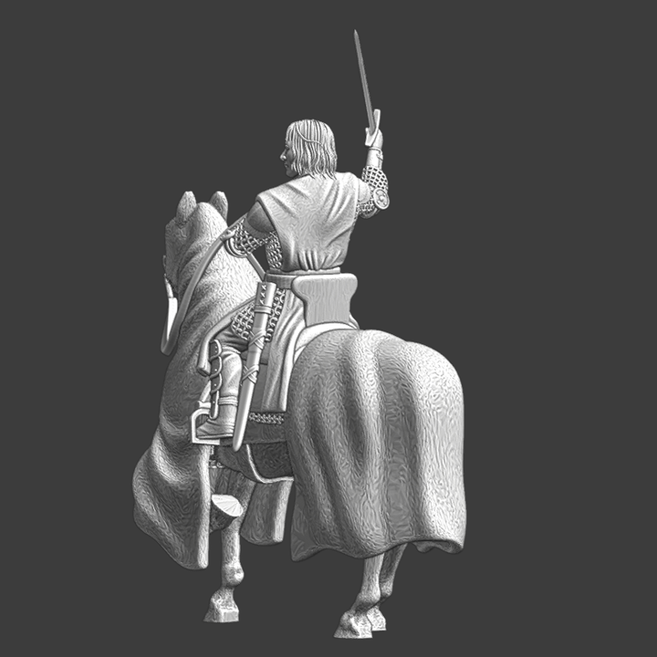 3D Printable Sir Wilfred of Ivanhoe by Northern Crusades Miniatures
