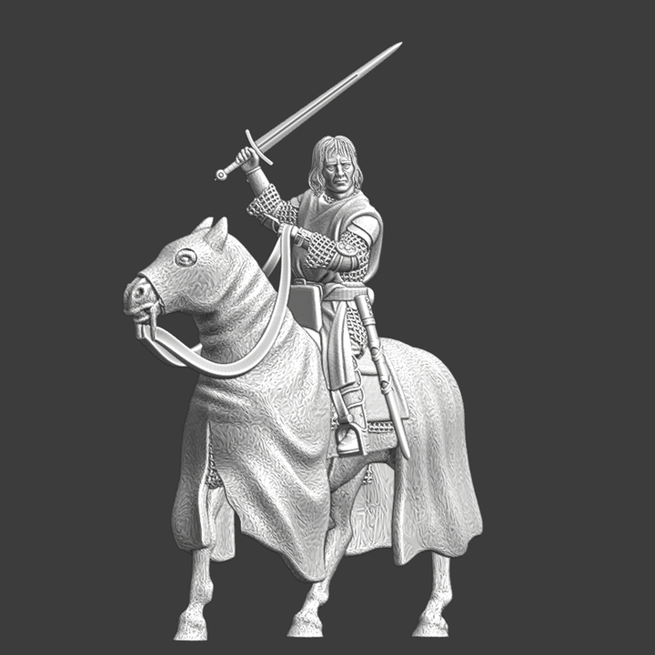 3D Printable Sir Wilfred of Ivanhoe by Northern Crusades Miniatures