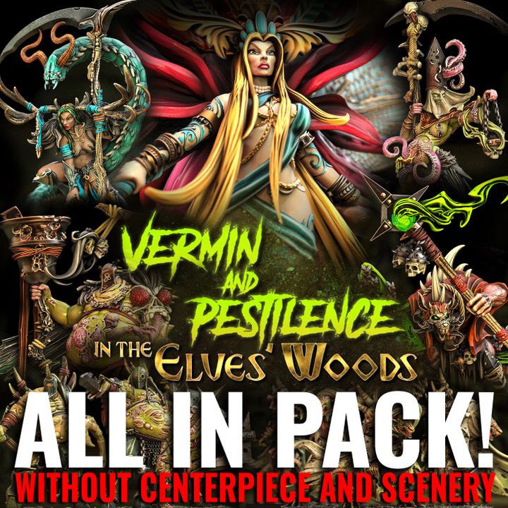 3D Printable Vermin and Pestilence in the Elves' Woods (without ...