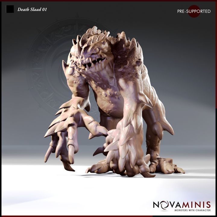 3D Printable The Great Wilderness: Hideous Slaadi by NOVAMINIS