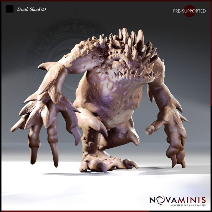 3D Printable The Great Wilderness: Hideous Slaadi by NOVAMINIS