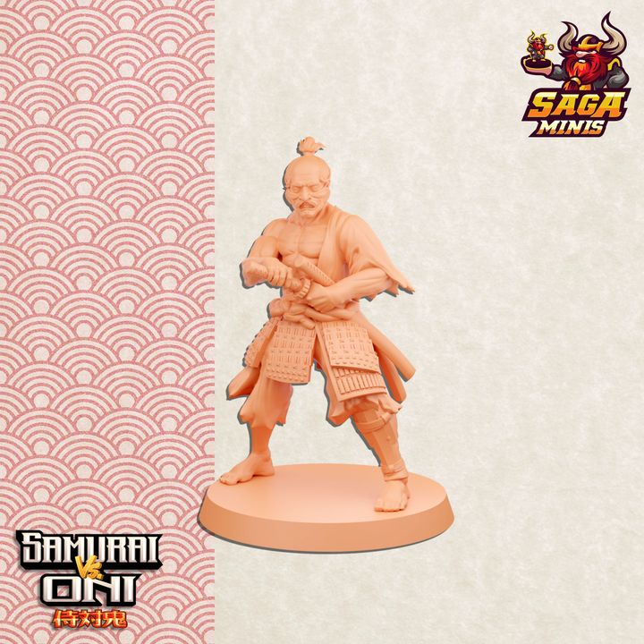3D Printable Genshiro by Saga Miniatures