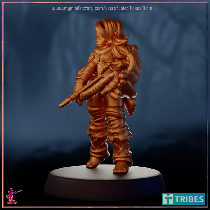3D Printable "Zankole" the Ranger [PRE-SUPPORTED] | Copper Elves Series ...
