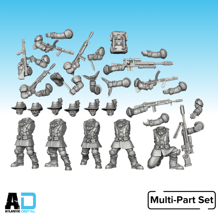 3D Printable Bushmaster's Infantry by Wargames Atlantic