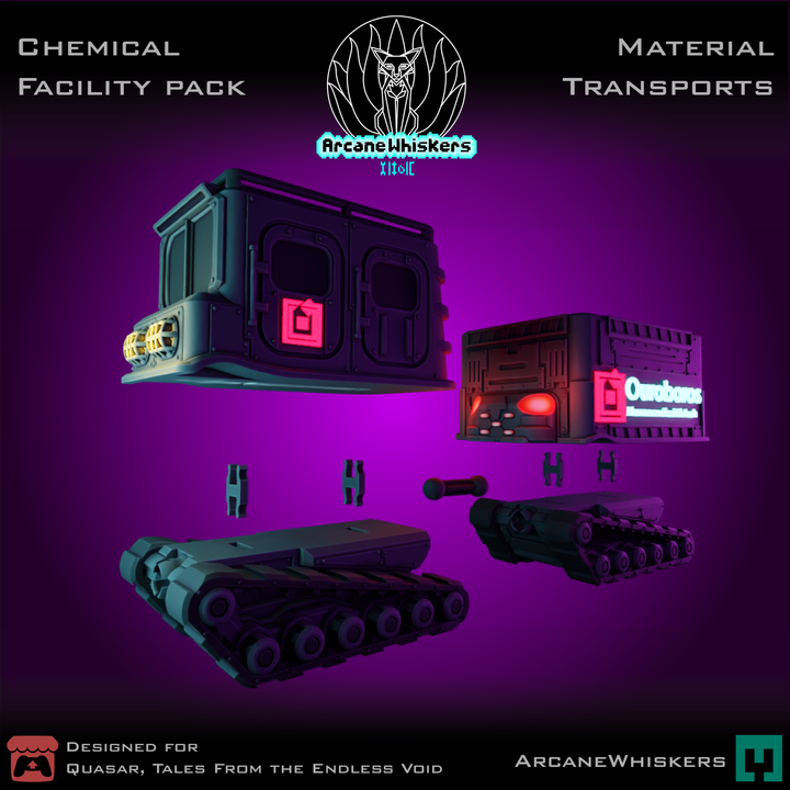 3D Printable Chemical Facility Pack by Arcane Whiskers