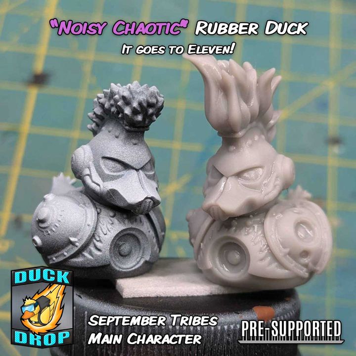 3D Printable Noisy Chaotic Astral Marine Rubber Duck - Evil Space ...