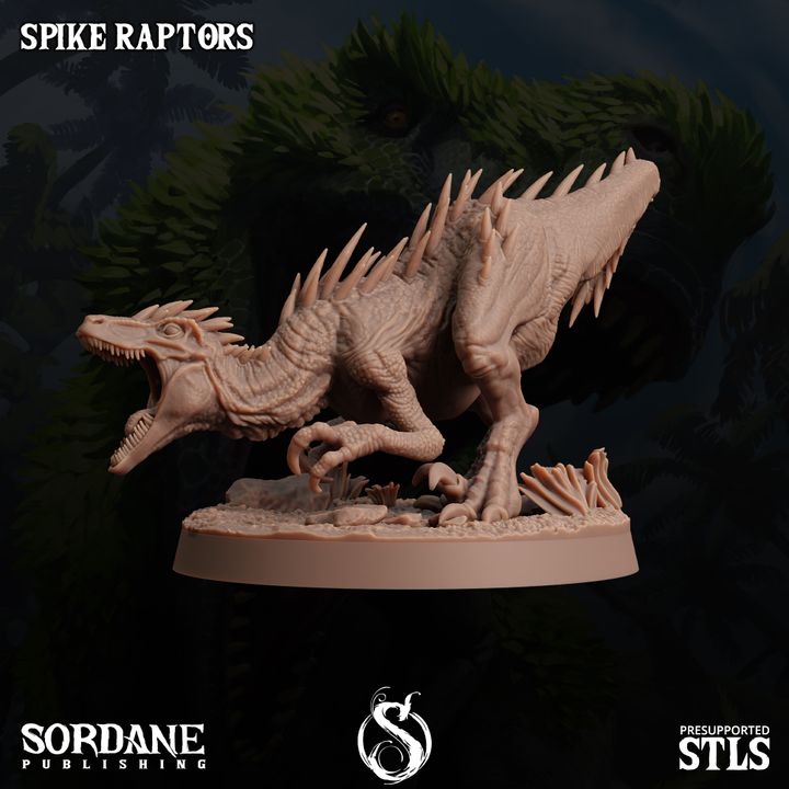 3D Printable Spike Raptors by Sordane Publishing