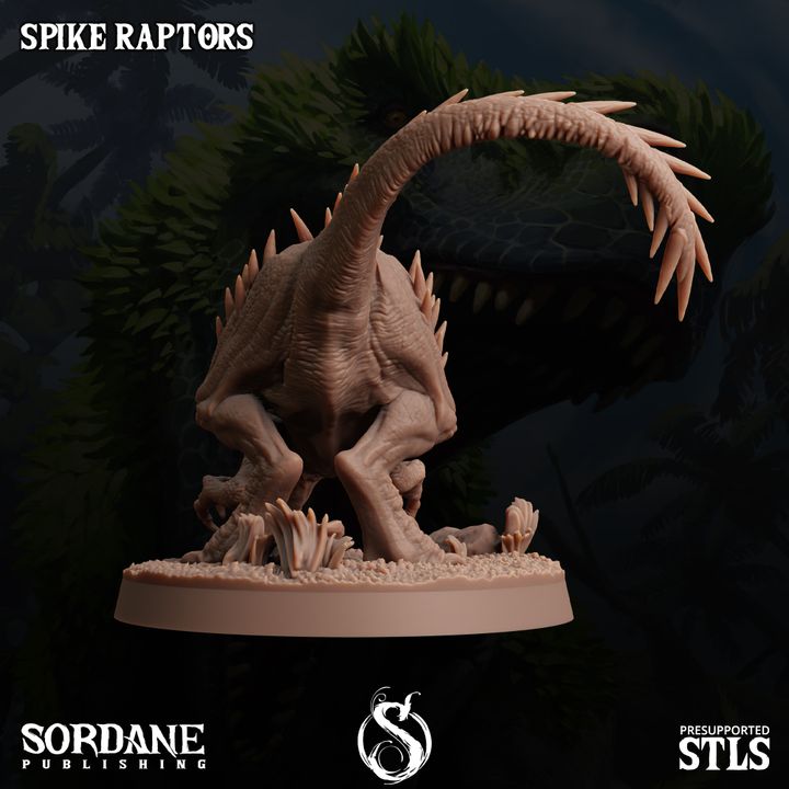 3D Printable Spike Raptors by Sordane Publishing