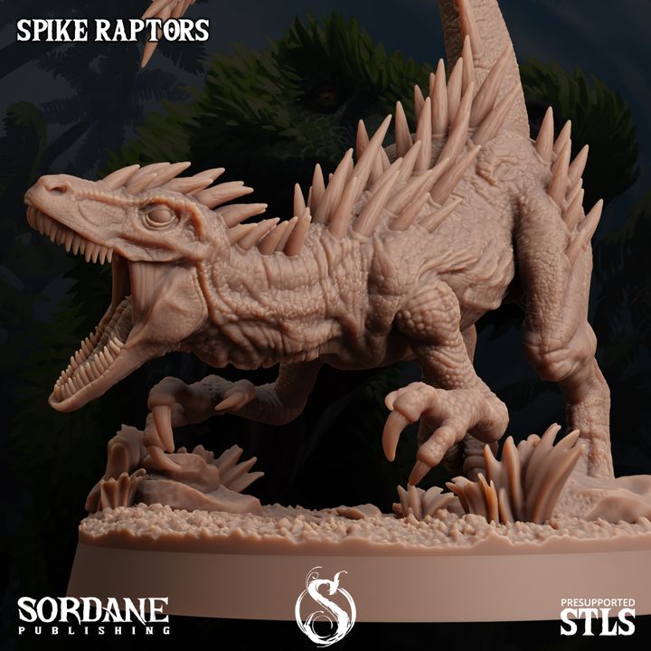 3D Printable Spike Raptors by Sordane Publishing