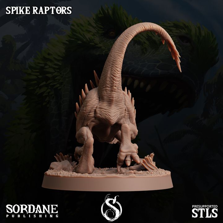 3D Printable Spike Raptors by Sordane Publishing