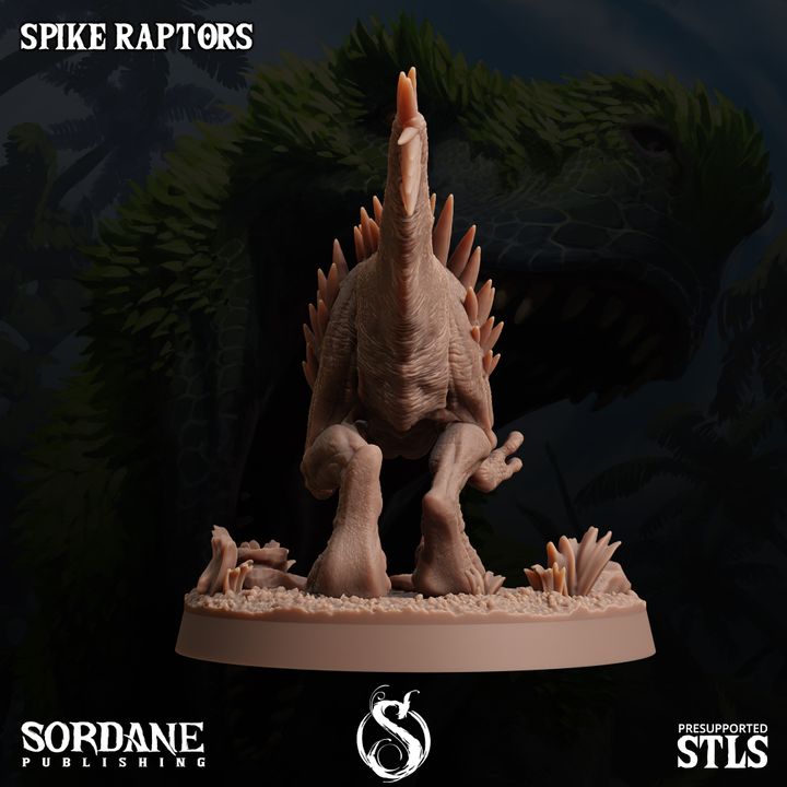 3D Printable Spike Raptors by Sordane Publishing