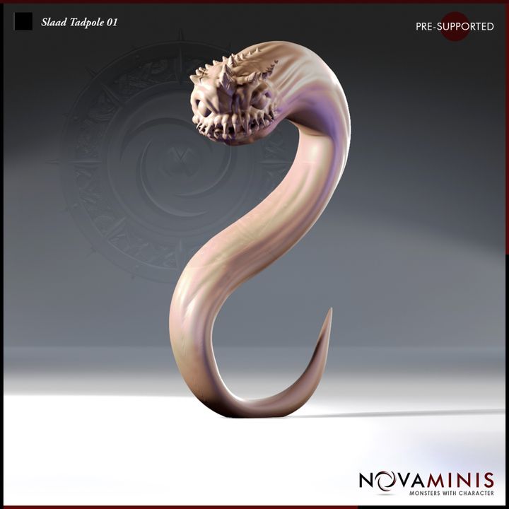3D Printable Slaad Tadpole 01 by NovaMinis