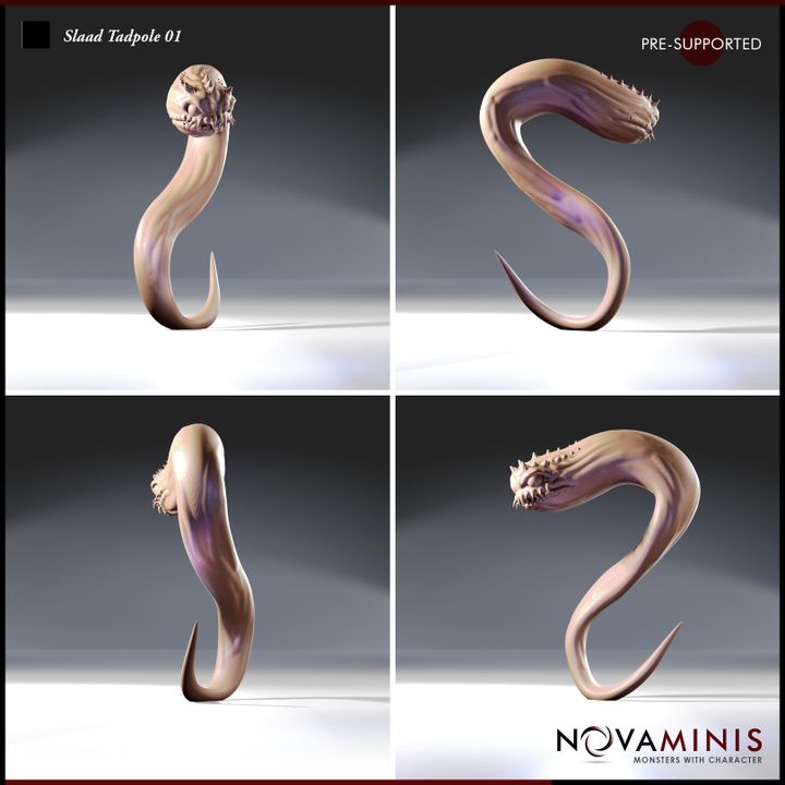 3D Printable Slaad Tadpole 01 by NovaMinis