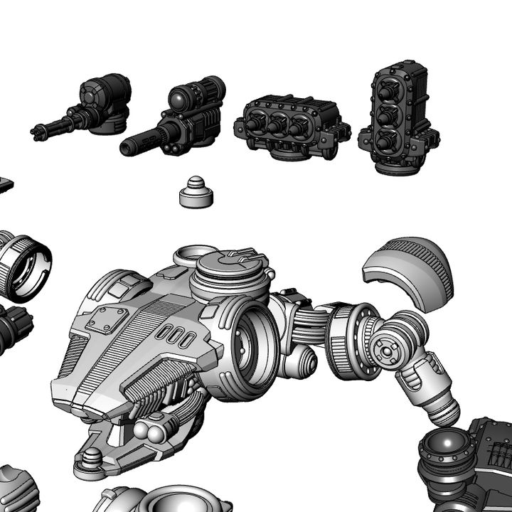 3D Printable FREE-The Basic Raptor by John Bear Ross