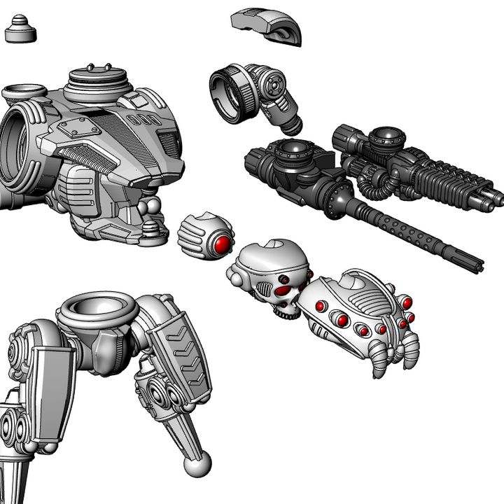 3D Printable FREE-The Basic Raptor by John Bear Ross