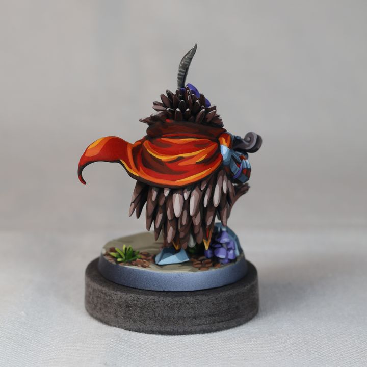 3D Printable [Free] [PDF Only] (Painting Guide) Hedgehogfolk Bard ...