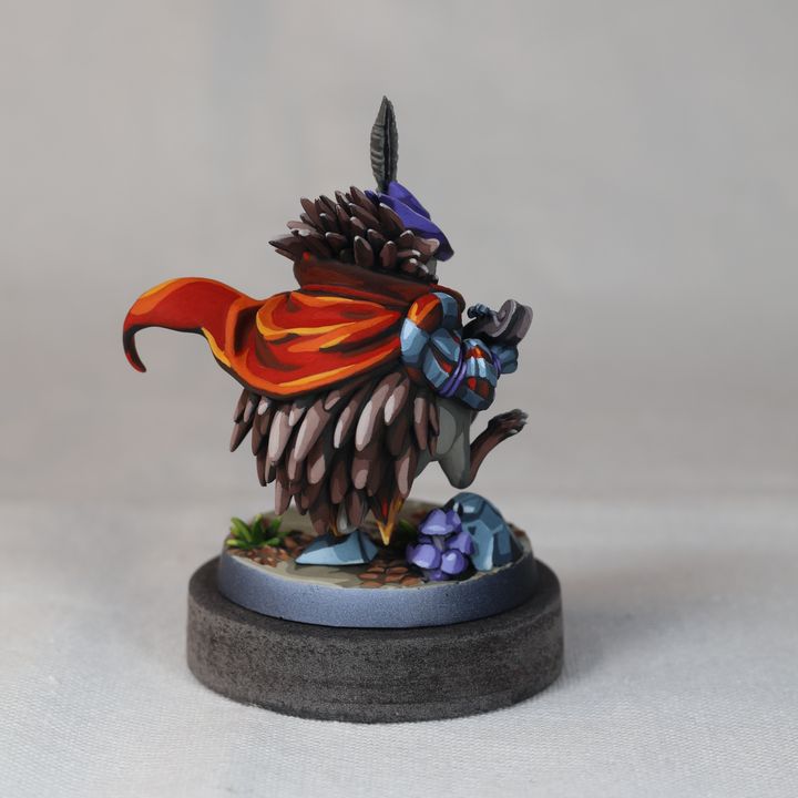 3D Printable [Free] [PDF Only] (Painting Guide) Hedgehogfolk Bard ...