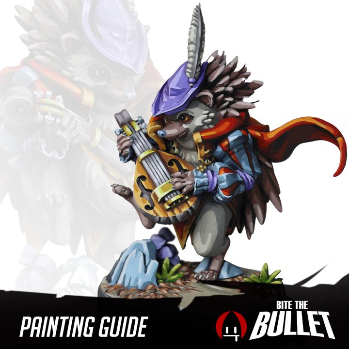 3D Printable [Free] [PDF Only] (Painting Guide) Hedgehogfolk Bard ...