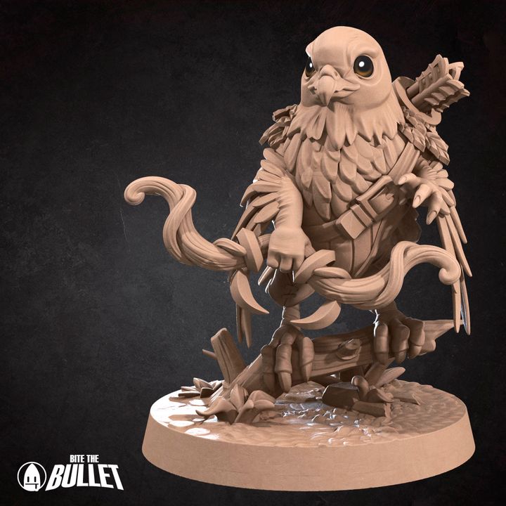 3D Printable [Free] [Humblewood] Hawkfolk Ranger by Bite the Bullet