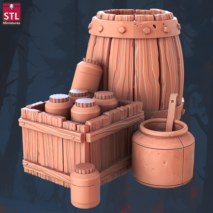 3D Printable Beekeepers Set by STL Miniatures