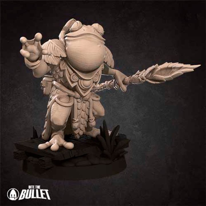 3D Printable Frogfolk Monk by Bite the Bullet