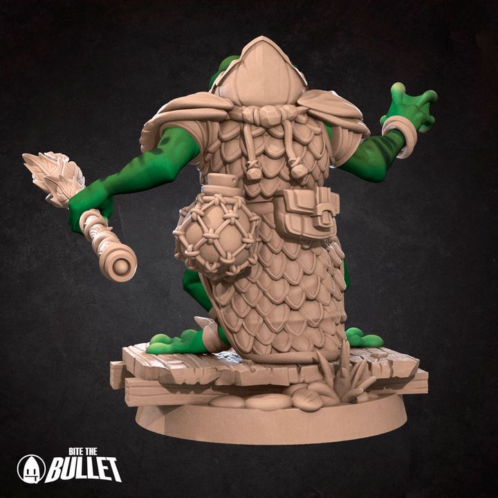 3D Printable Frogfolk Monk by Bite the Bullet