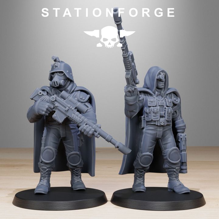 3D Printable GrimGuard Snipers by Station Forge