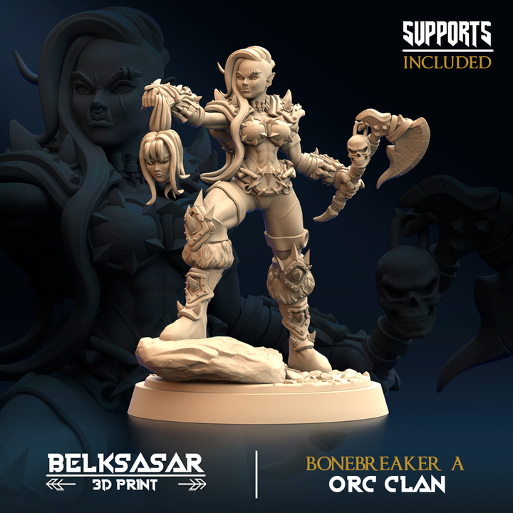 3D Printable Bonebreaker Set x4 by Belksasar