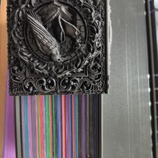 3D Printable Nevermore Tome - Storage & Rolling Tray by FatesEnd