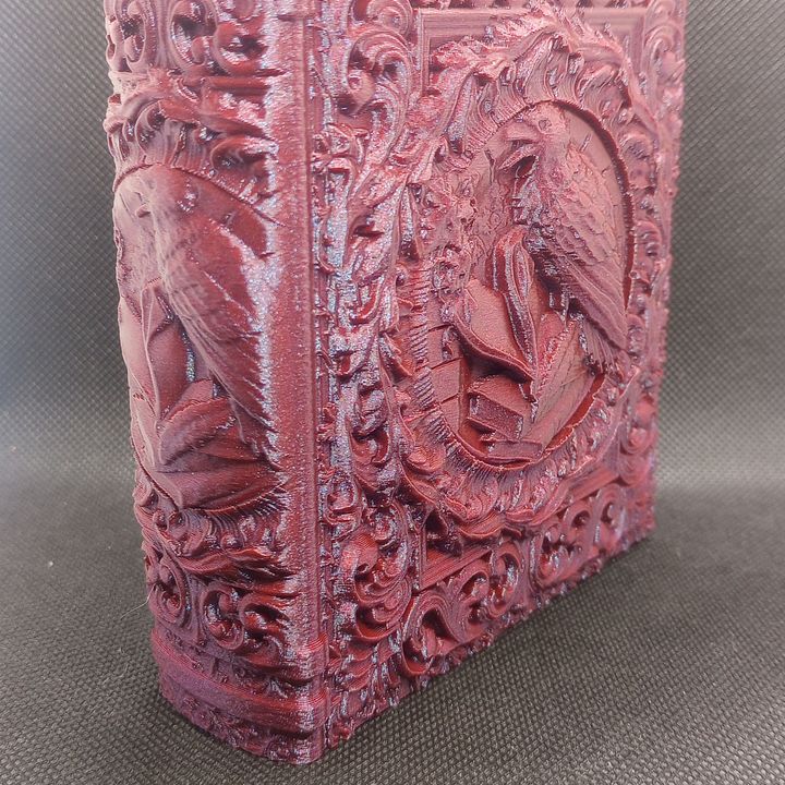 3D Print of Nevermore Tome - Storage & Rolling Tray by zacharywalters