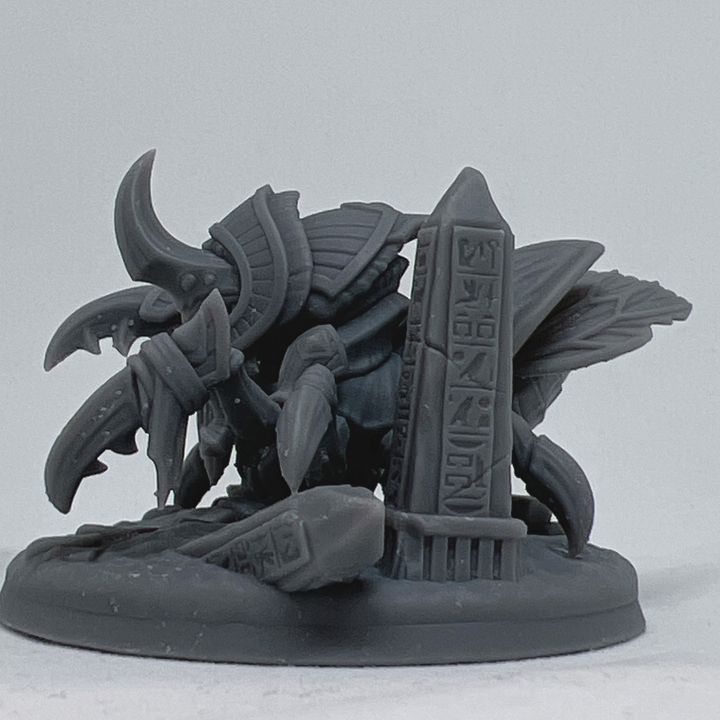 3D Printable Scarab monster by Willy Kao